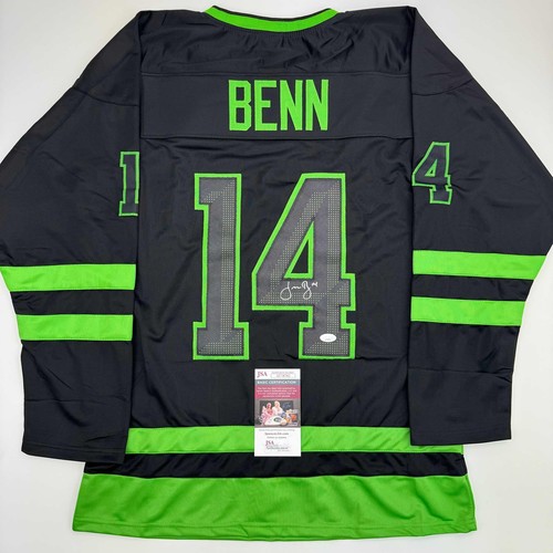 Autographed/Signed Jamie Benn Dallas Black Hockey Jersey JSA COA | eBay