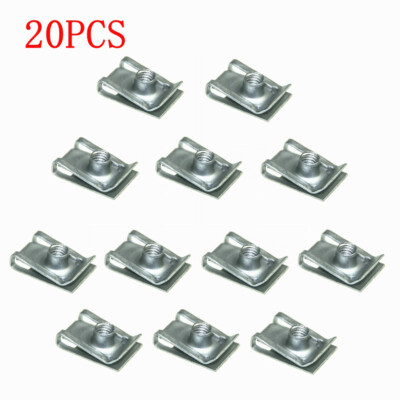 20x M6 Spire Clips Lug Chimney U Nuts Speed Fixings Thread Panel ...