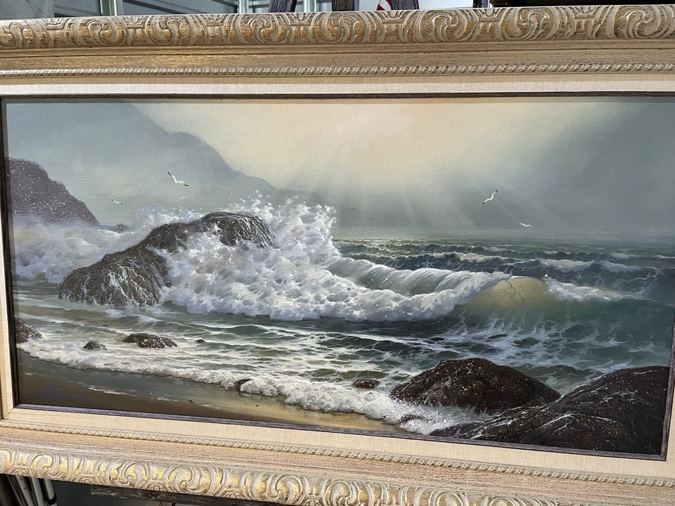 Loren Dean Adams Original Oil Painting On Canvas / Seascape | eBay