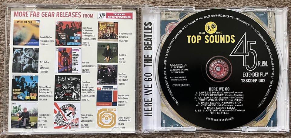 THE BEATLES - 'Here We Go' new Top Sounds CD 1960s beat | eBay UK