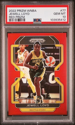 2022 PANINI PRIZM WNBA RED PRIZM #77 JEWELL LOYD 61/199 PSA 10 | eBay
