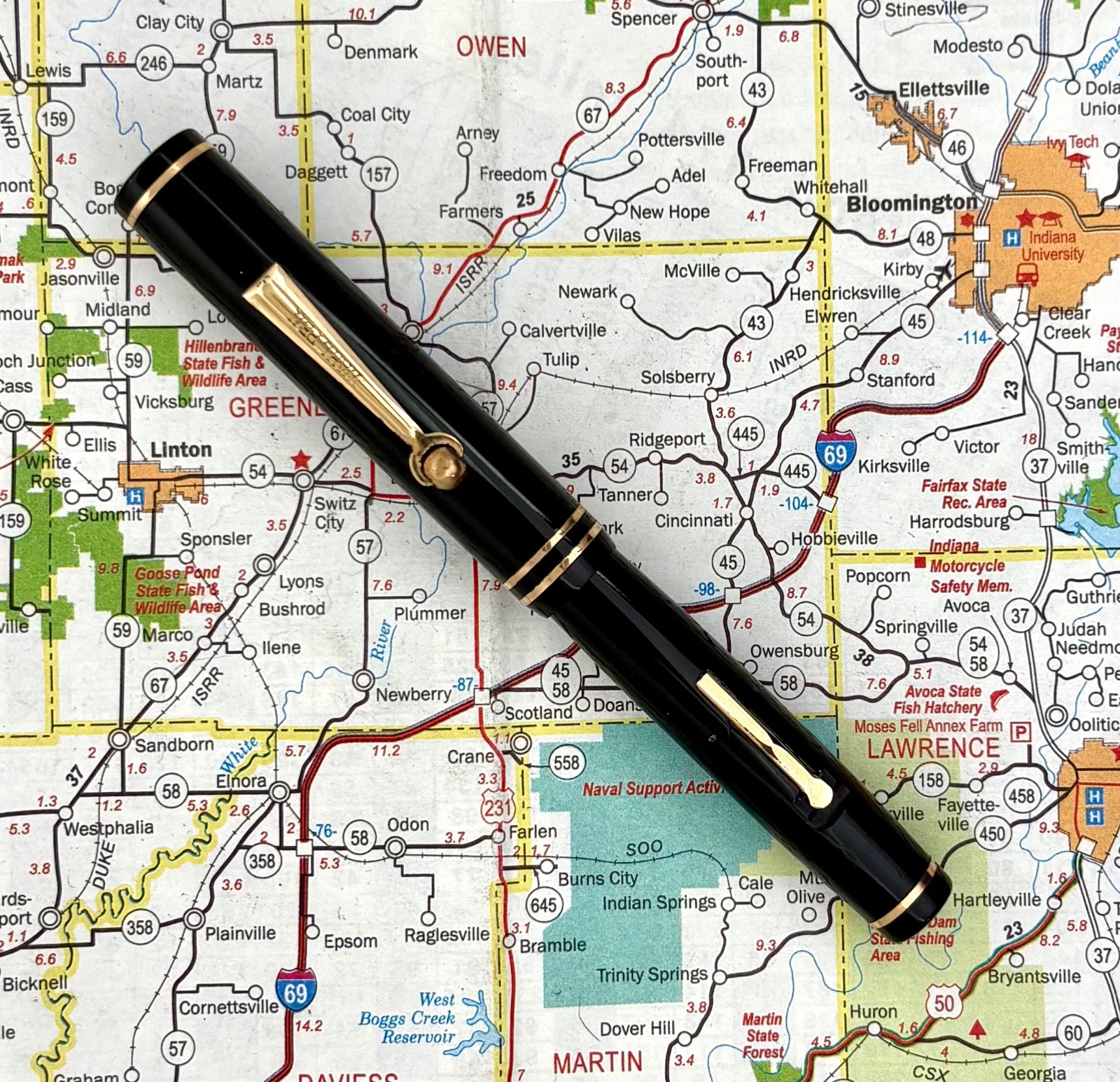 Vintage Wahl Fountain Pen, pre-Gold Seal lever filler, 14K GOLD #2 ...