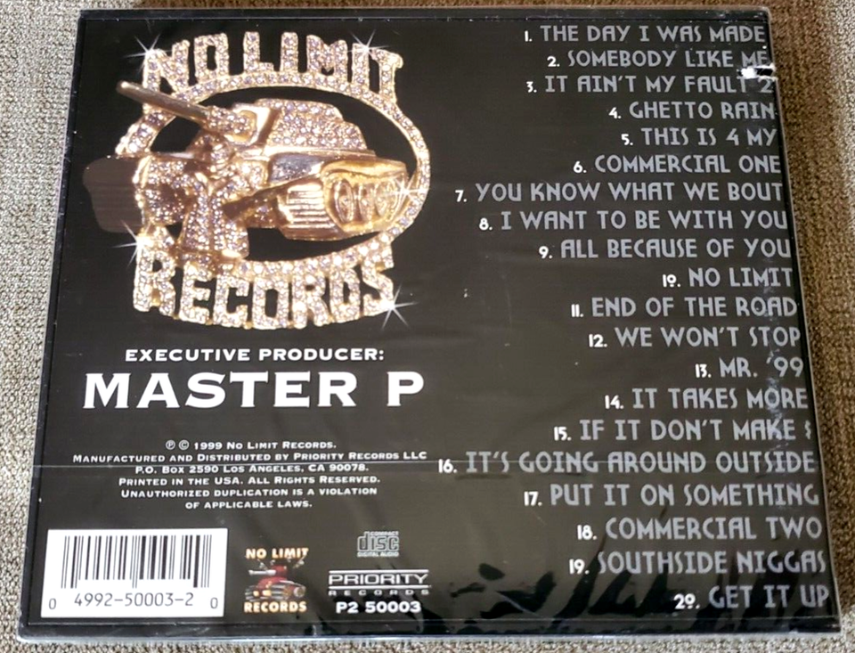 SILKK THE SHOCKER *Made Man* CD 1999 No Limit Records MASTER P RARE ...