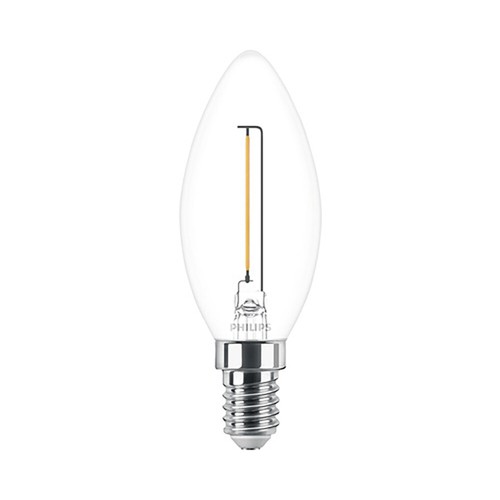 Philips LED Filament B35 Kerze 1,4W = 15W E14 klar 136lm Lampe warmweiß ...