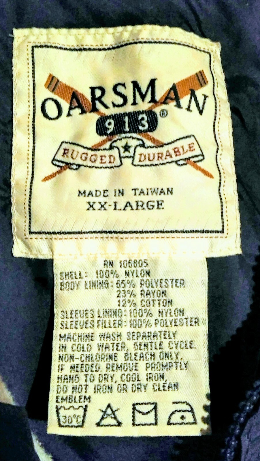 Rugged Durable Oarsman 913 Cape May Lewes Ferry Jacket Navy Blue ...