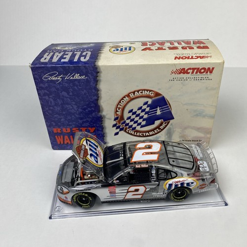 Rusty Wallace #2 Stock Car 1:24 Plastic Clear Action Racing Nascar ...