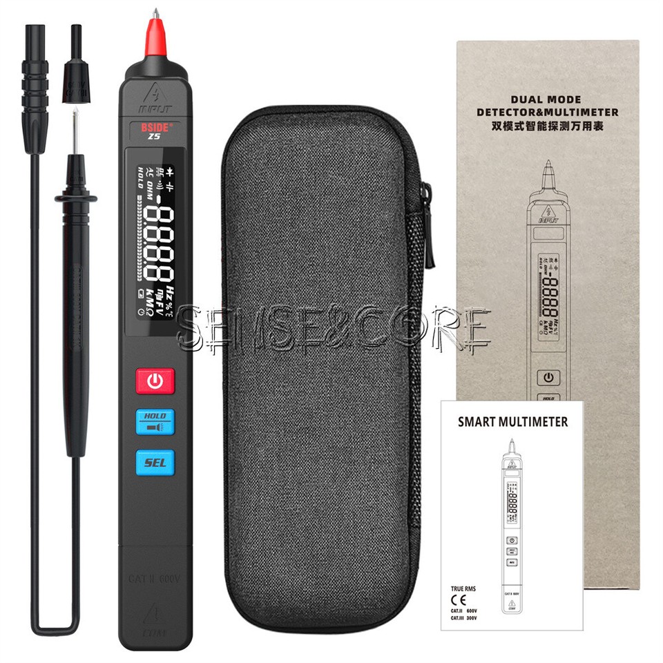 LCD Digital NCV Multimeter Smart Pen 6000 Counts AC/DC Voltage Diode ...