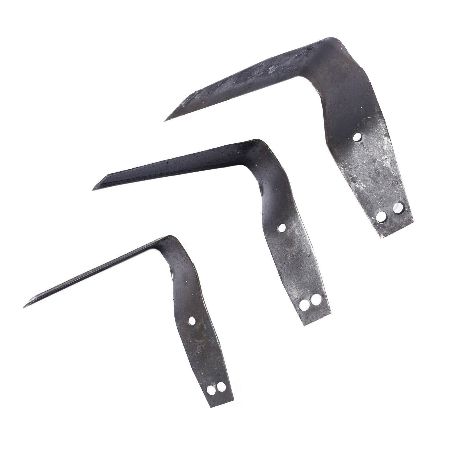 SET OF UNIVERSAL GARDEN FLAT CUTTERS HOE SHOVEL RAKE FOKINA STEEL 65G ...