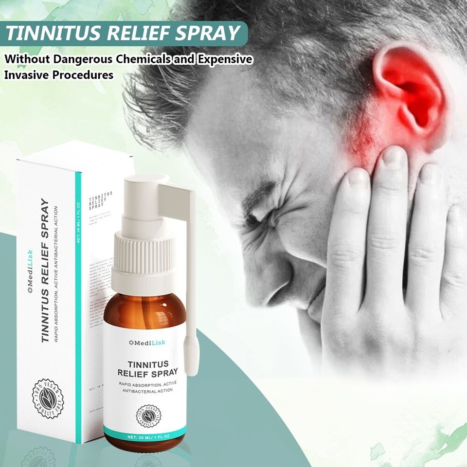 MediLisk Tinnitus Relief Spray – Supports Tinnitus Relief for Ringing ...