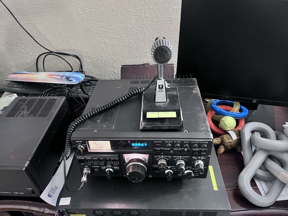 Kenwood TS-180S SSB Transceiver Amateur Ham Radio Station With Pwr ...