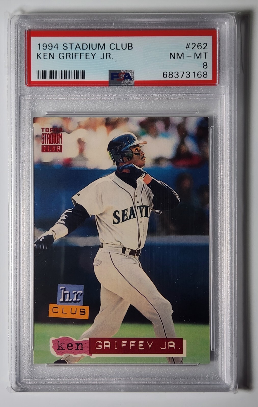 1994 Topps Stadium Club Ken Griffey Jr #262 Seattle Mariners ~PSA 8~ | eBay