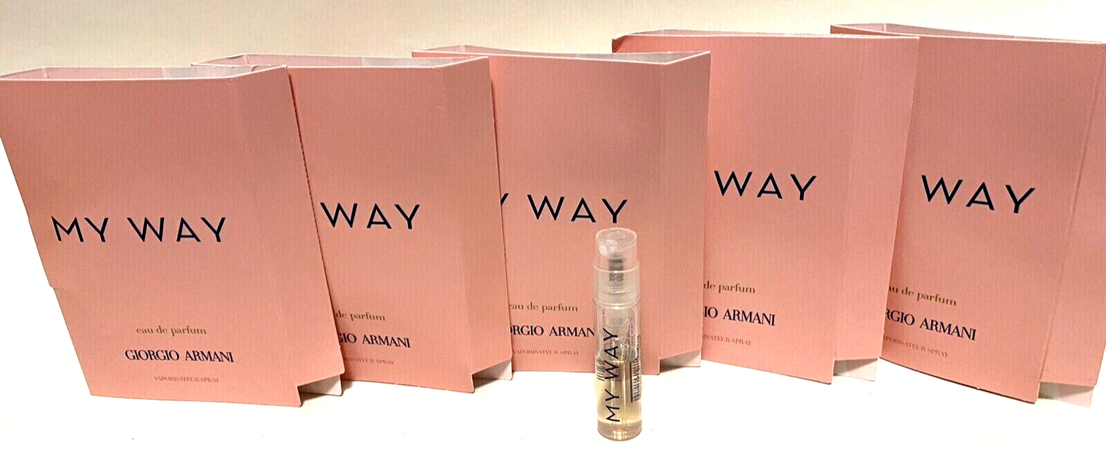 5x MY WAY by Giorgio Armani Sample Spray 1.2 ml /0.04 floz EDP Eau de ...