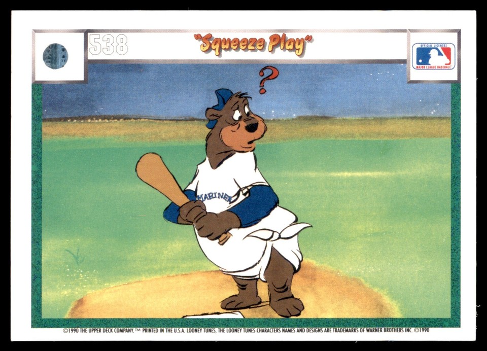 Looney Tunes Daffy Duck Squeeze Play 1990 Upper Deck #538 #523 Junyer ...