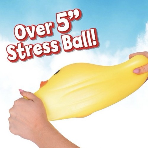Sunny Days Jumbo Squeezy Duck – Yellow Squishy Toy, Stress Relief ...