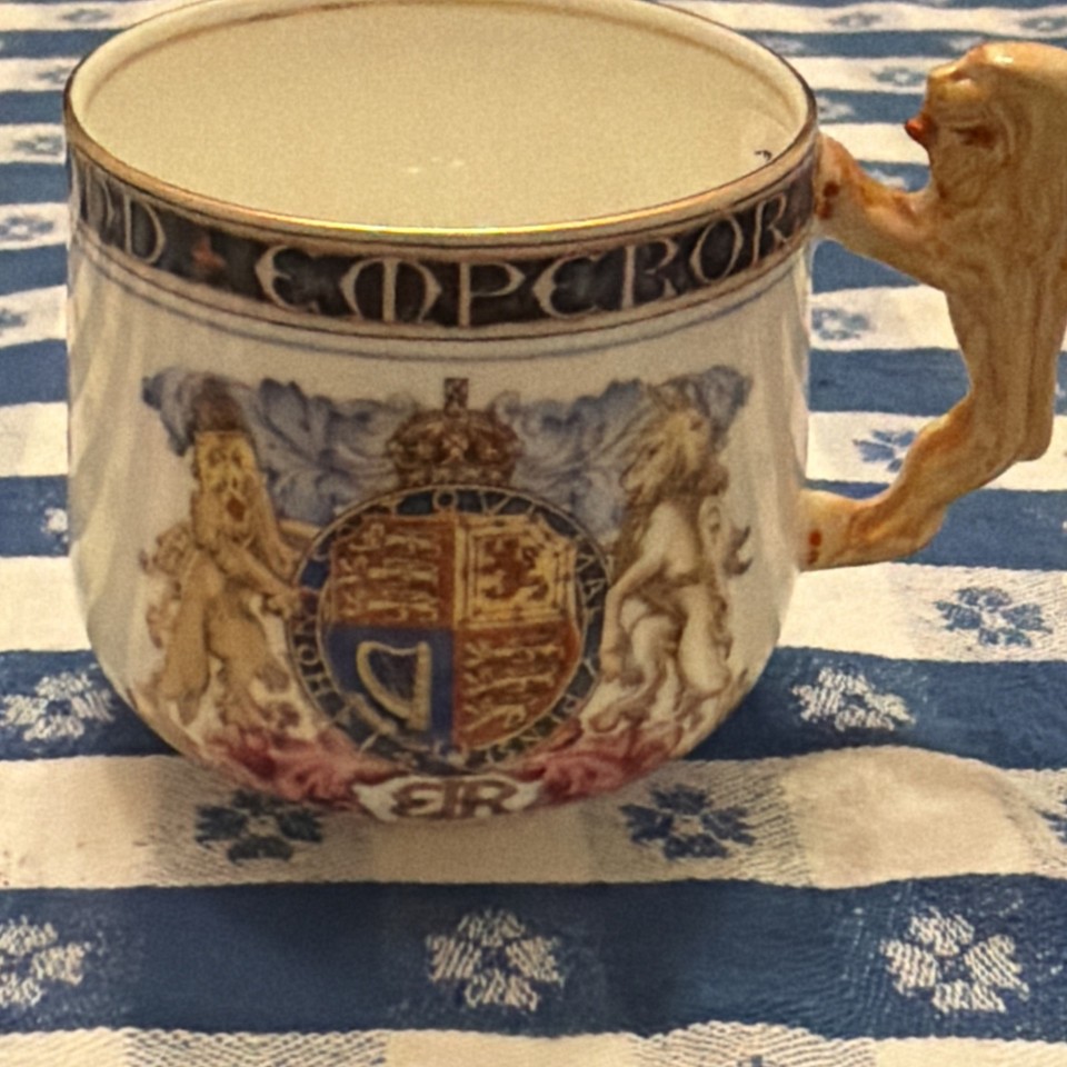 Antique Paragon China Limited King Edward VIII Coronation Souvenir Mug ...