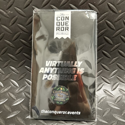 The Conqueror Virtual Challenge Medal Cotswold Way 97MI 156KM | eBay