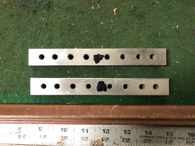 MACHINIST TOOLS LATHE MILL Pair Tool Makers Precision Ground Parallel ...