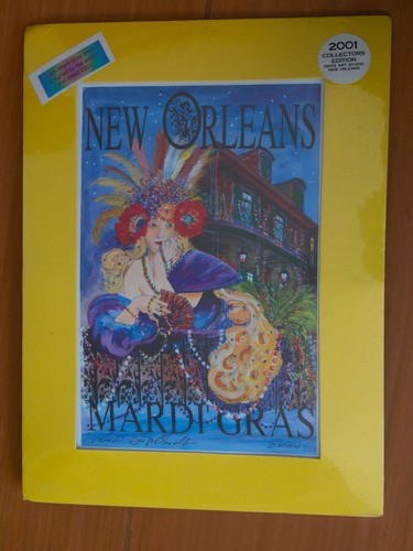 Knut Engelhardt - New Orleans Mardigras - vom Künstler signierter Print ...