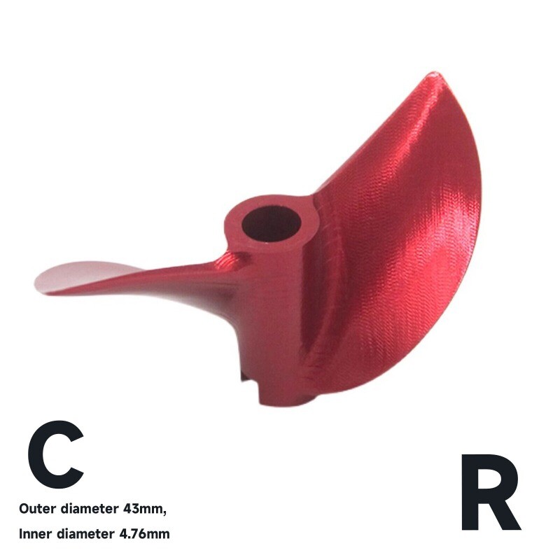RC Speed Boat Propeller 3/16" 4.76mm P1.9 40-46mm Prop f RC Hydroplane ...