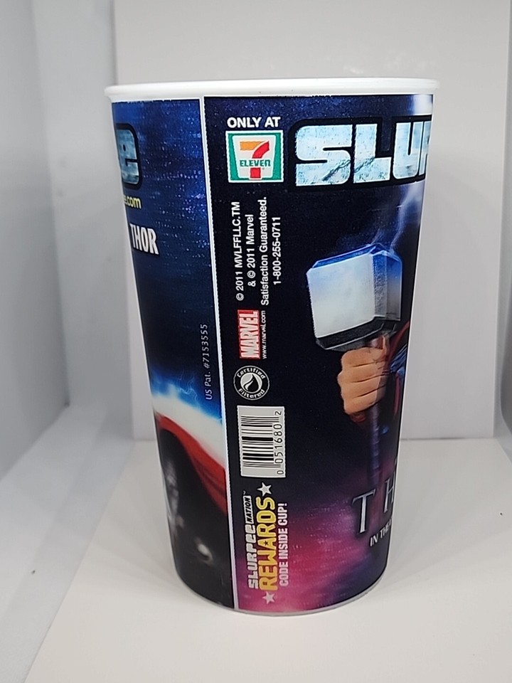 Thor 2011 Movie 7 Eleven Promo Hologram Slurpee Cup 6.5" used | eBay