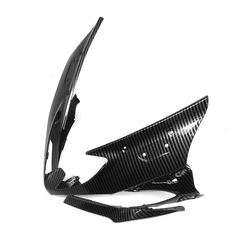 Front Nose Headlight Cover Fairing Cowl Carbon Fiber For KAWASAKI 2019 ...