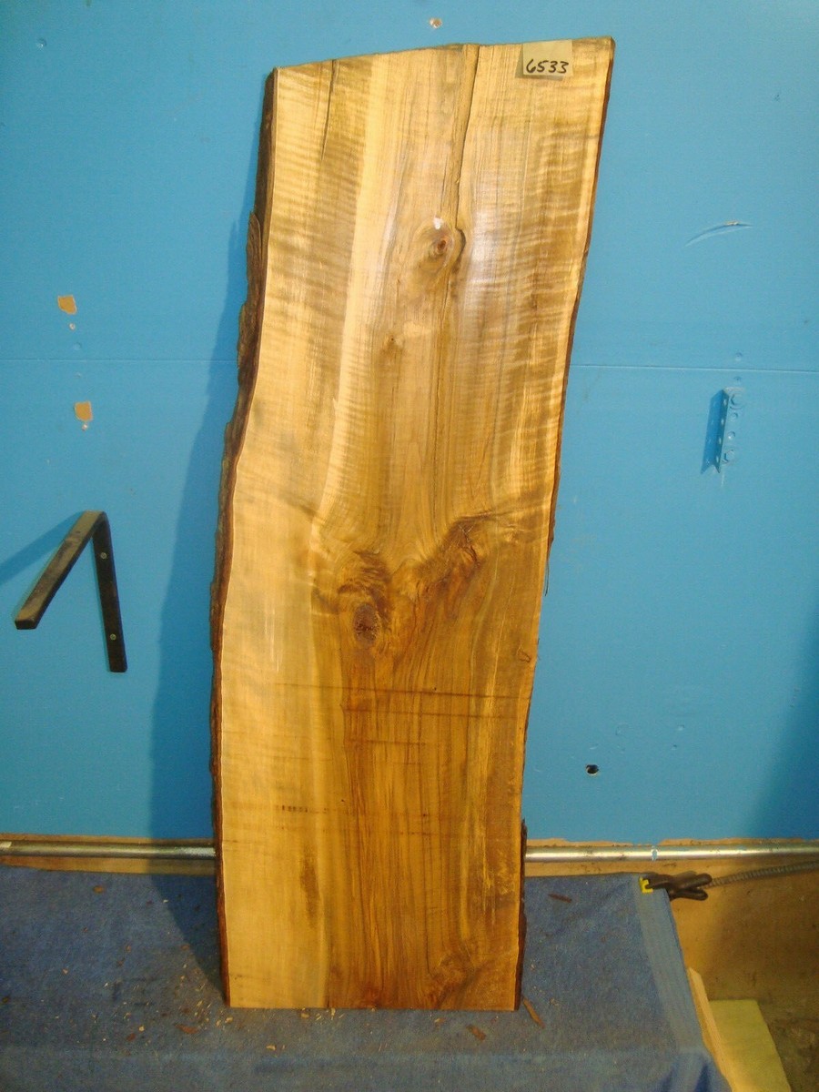 Tiger Maple Slabs Live Edge Single Slab Curly Maple Wood 90" X 33 39"