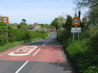 Photo 6x4 Entering Hothfield on West Street Little Chart Forstal c2009 ...