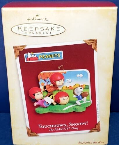 2005 Touchdown Snoopy Hallmark Peanuts Christmas Ornament | eBay