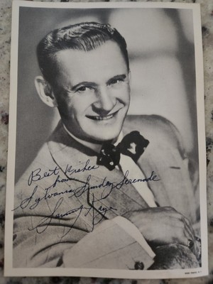 Autographed Sammy Kaye Photograph Signed Sylvania Sunday Serenade ...
