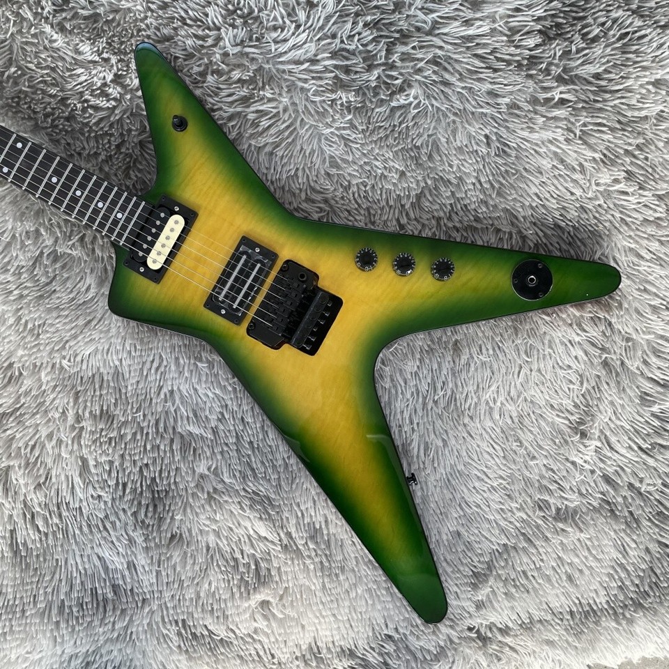 Fast Ship Dean Electric Guitar Dimebag Dime Slime Ml Flame Maple Top FR ...