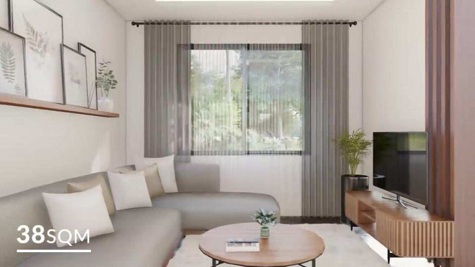 17x33 Feet Small House Plan 5x10 Meters 3 Bed 2 Bath PDF Plan (A4 Hard ...