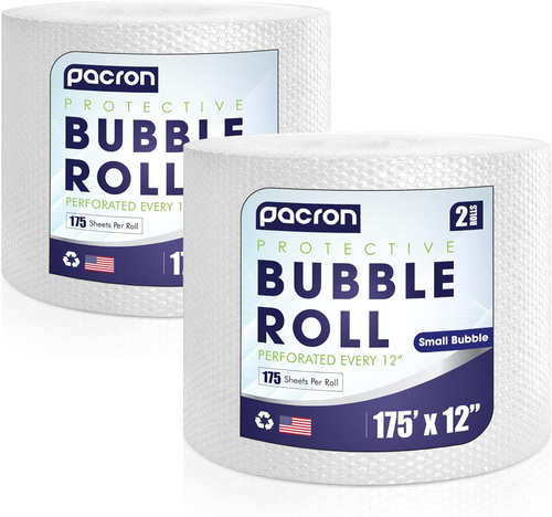 Protective Bubble Cushioning Wrap Roll - 350Ftx12In Multipurpose Clear ...