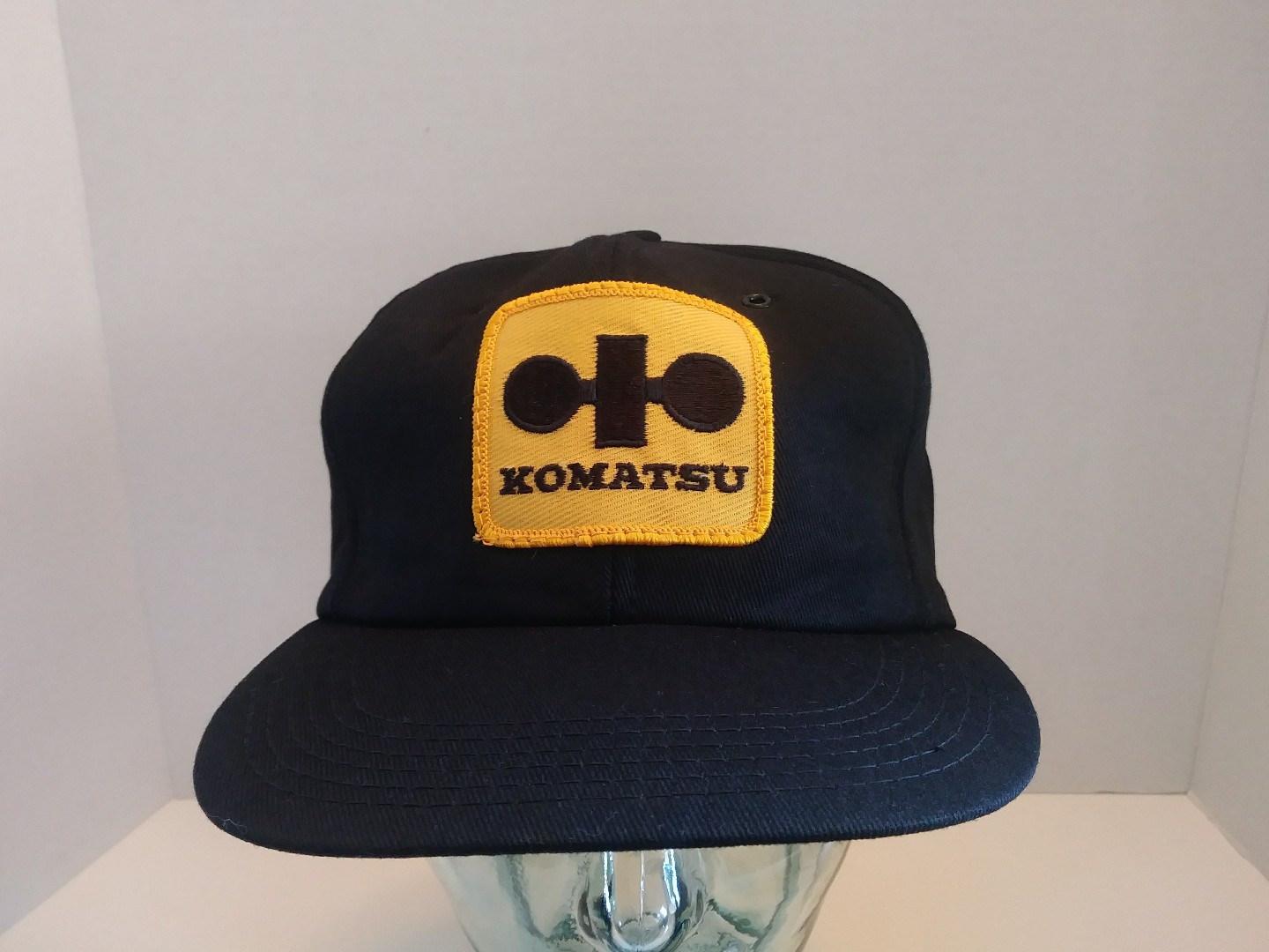 VTG Komatsu SnapBack Hat Cap Embroidered Patch Heavy Equipment MADE IN ...