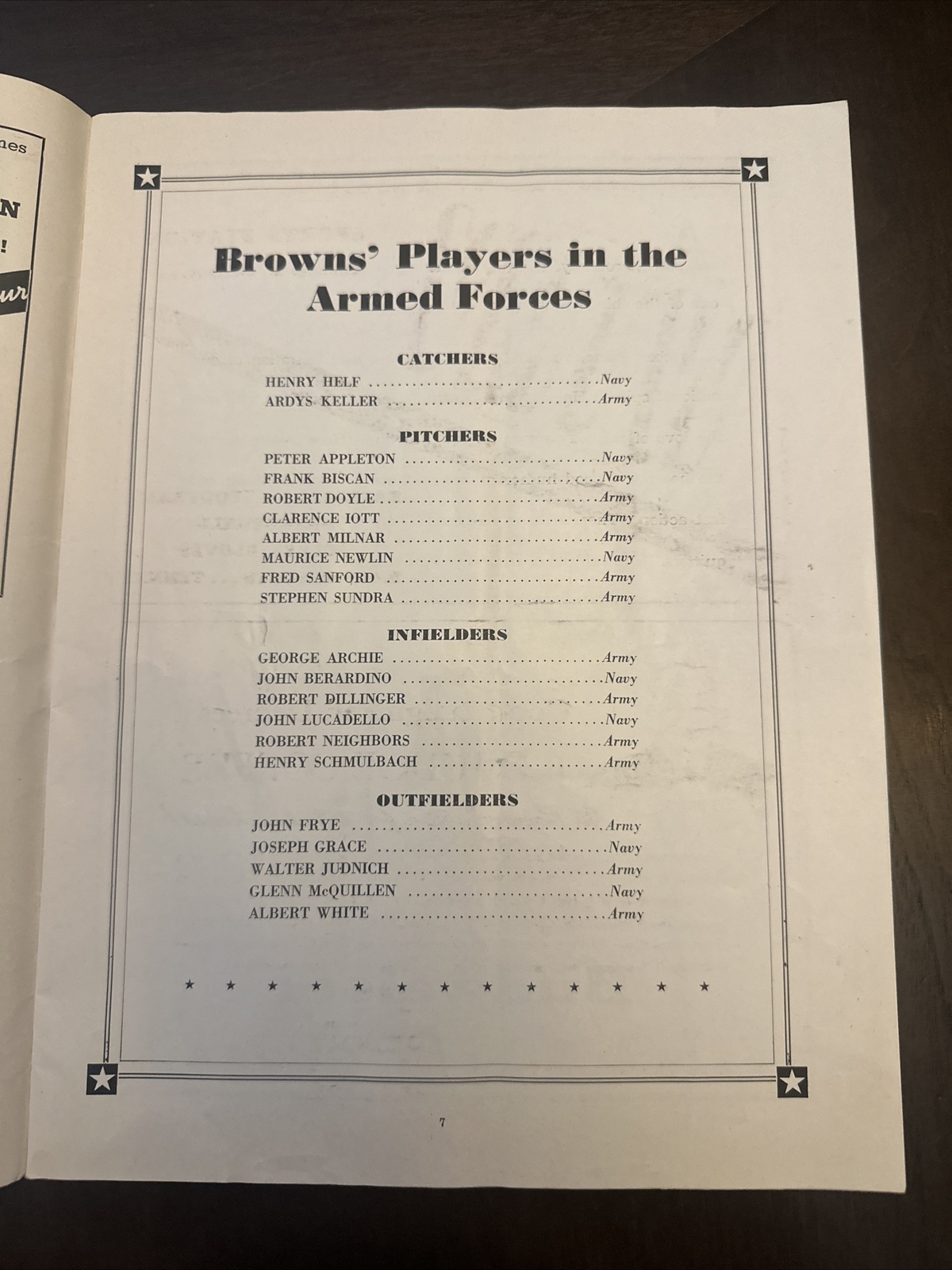 1944 World Series Browns vs Cardinals Program | eBay