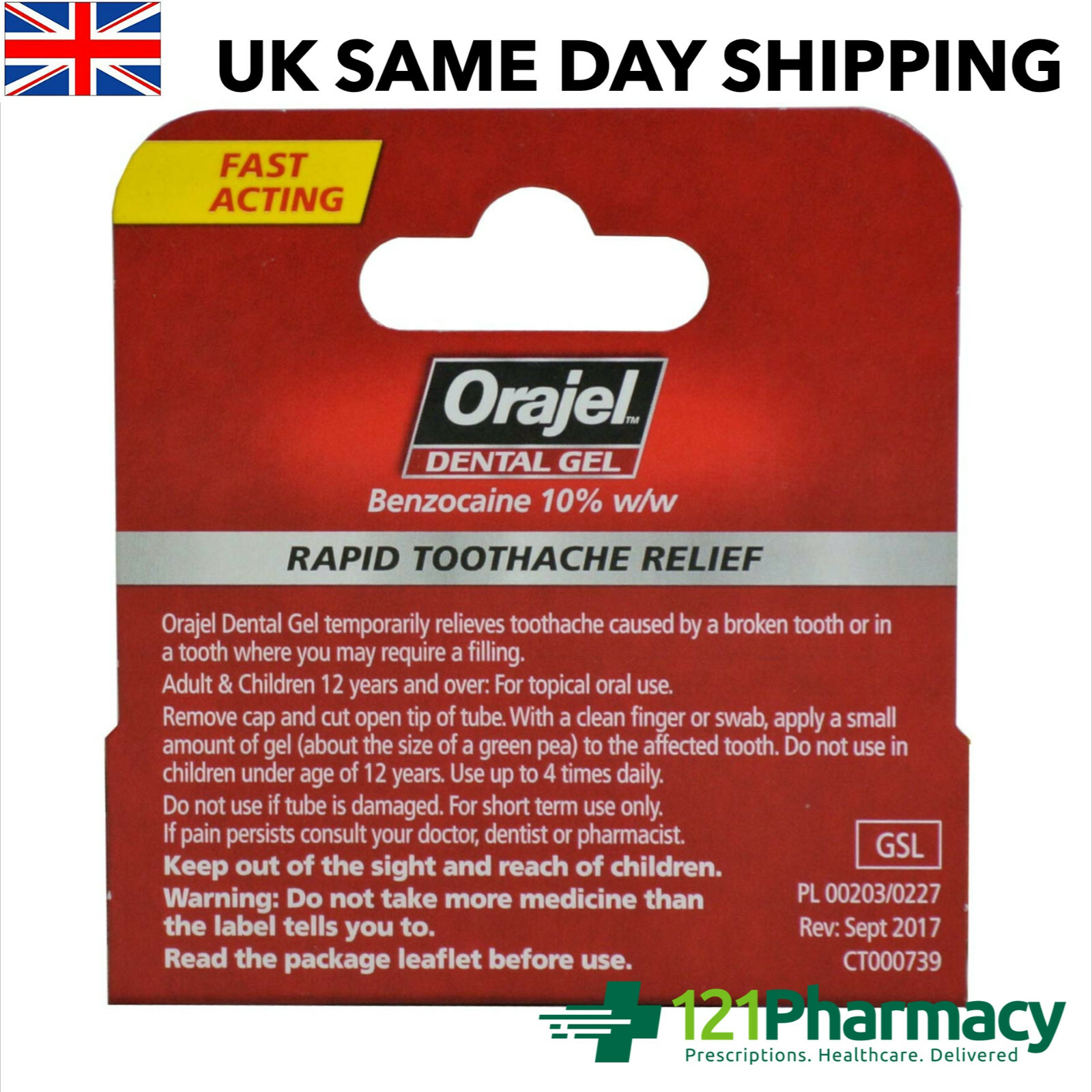 Orajel Dental Gel - RED PACK 5060025370019 | eBay UK