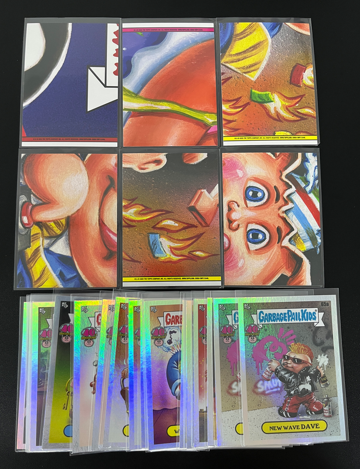 Lot 25 Phony Lisa Odd Todd Junkfood John 2025 Topps Garbage Pail Kids ...