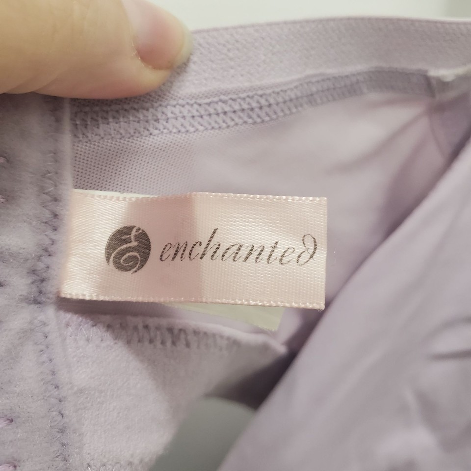 Enchanted #2010 Full Figure Lilac Soft Cup Wirefree Full Coverage Bra ...