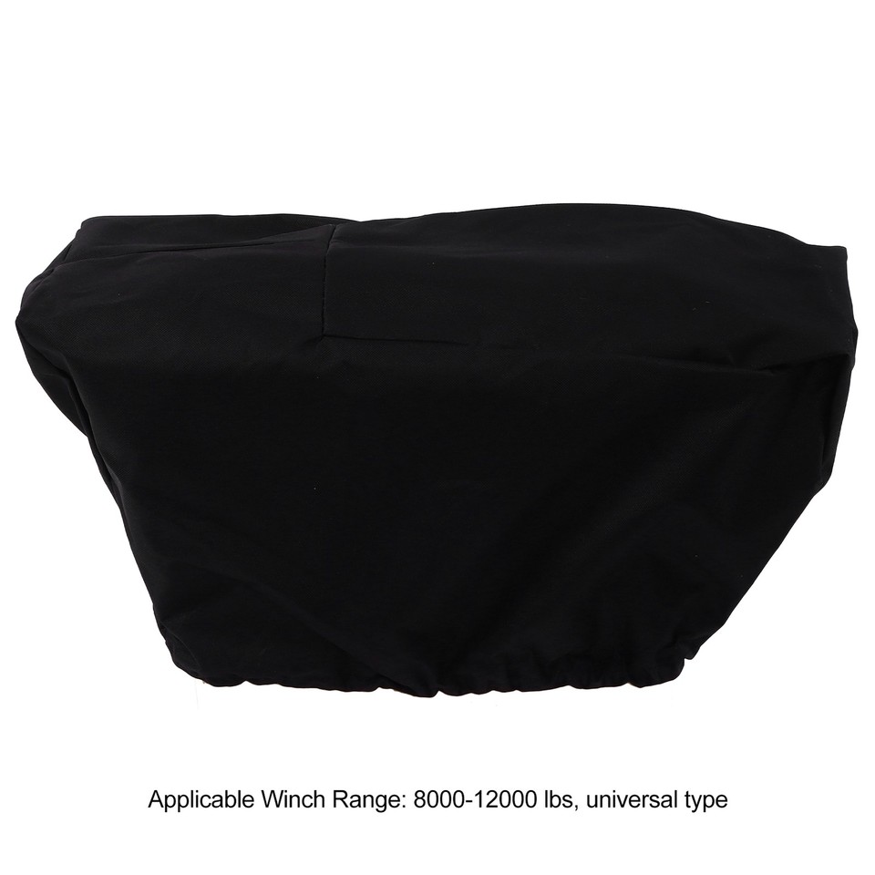 Winch Protection Cover Waterproof Winch Dustproof Cover Black For ...
