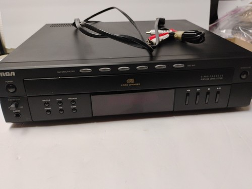 RCA RP-8075RS 5-Disc Carousel CD Player Changer Tested Works NO REMOTE ...