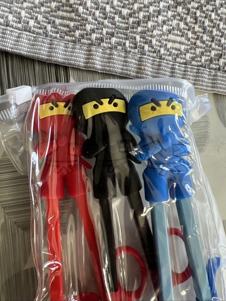 Ninja Training Chopsticks Black Blue Red | eBay