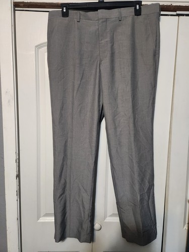 Excellent Men's Dress Pants by J. Ferrar Slim Fit, Gray, Sz. 38 x 32 | eBay