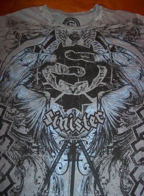 UFC SINISTER ULTIMATE FIGHTING T-Shirt MEDIUM NEW | eBay