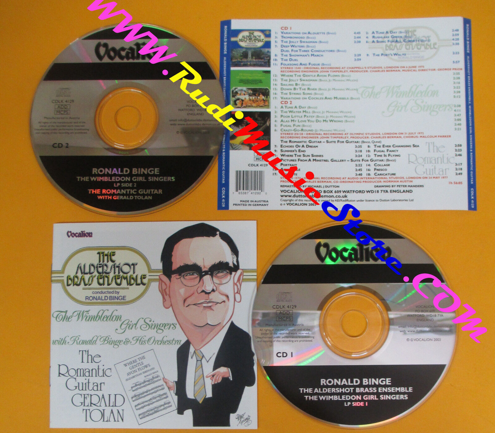 CD RONALD BINGE The Aldershot Brass Ensemble 2003 Austria no lp mc dvd ...