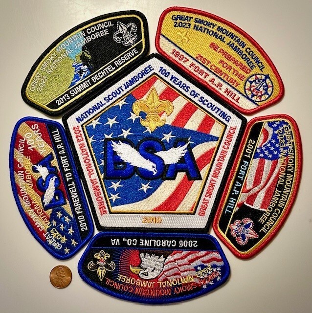BSA GREAT SMOKY MOUNTAIN 230 OA 2023 JAMBOREE 1997 2001 2005 2010 6 ...