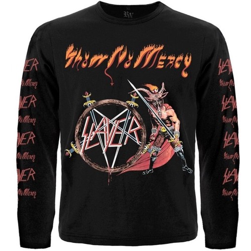 Slayer "Show No Mercy" Long Sleeve Black T-Shirt | eBay