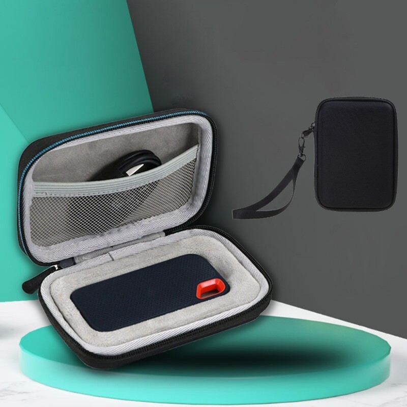 Portable SSD EVA Hard Carrying for Case Shockproof Storage Bag Travel ...