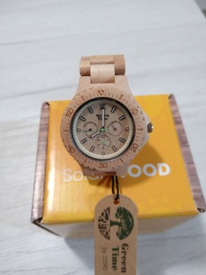 🎄 Watch Wooden Mens greentime by ZZero-ZW 014 to 🎄 | eBay