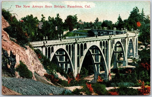 The New Arroyo Seco Bridge Pasadena California CA Landscapes Below ...