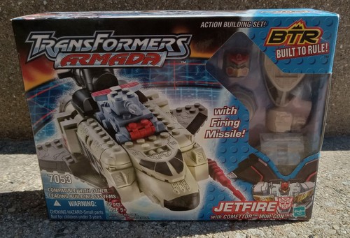 TRANSFORMERS ARMADA BTR JETFIRE W/COMETTOR MINICON *2003*HASBRO ...