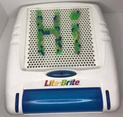 2003 Hasbro LITE BRITE FLAT SCREEN With PEGS Works | eBay